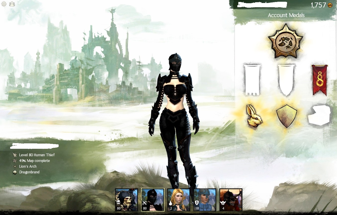 Selling - GW2 US lv80 human Thief & charr necro | EpicNPC Marketplace