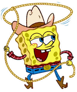 Cowboy Spongebob.gif Picture